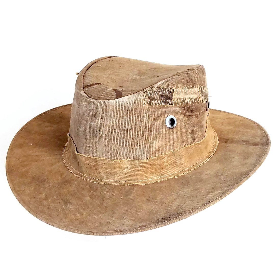 Men's Hat, Rustic Tarp Hat Khaki - Etsy