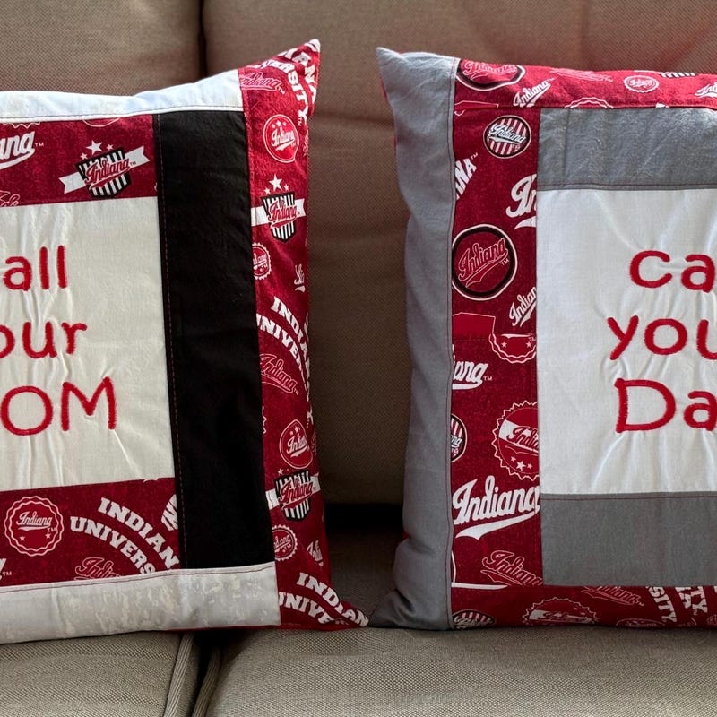 Indiana University Pillow - Etsy