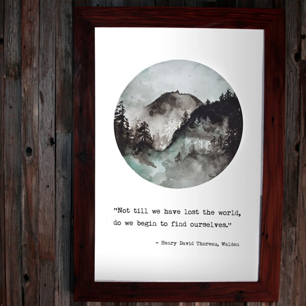 Henry David Thoreau - Etsy