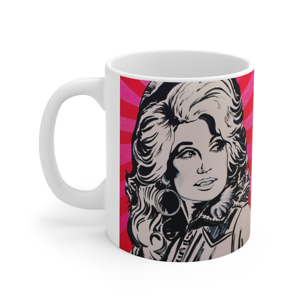 Queen of Country in Candy Rays (painting) 11oz Mug - Etsy
