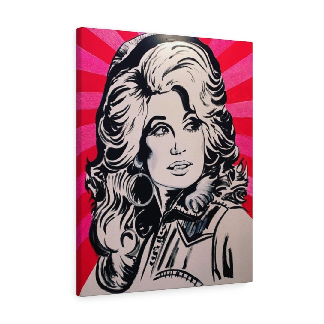 Queen of Country in Pink (candy Rays) From Original Painting Artwork ...