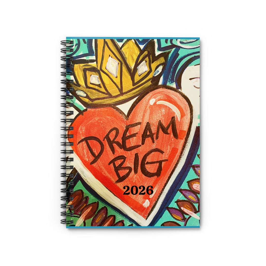 Dream Big 2026 Spiral Notebook - Ruled Line - Etsy