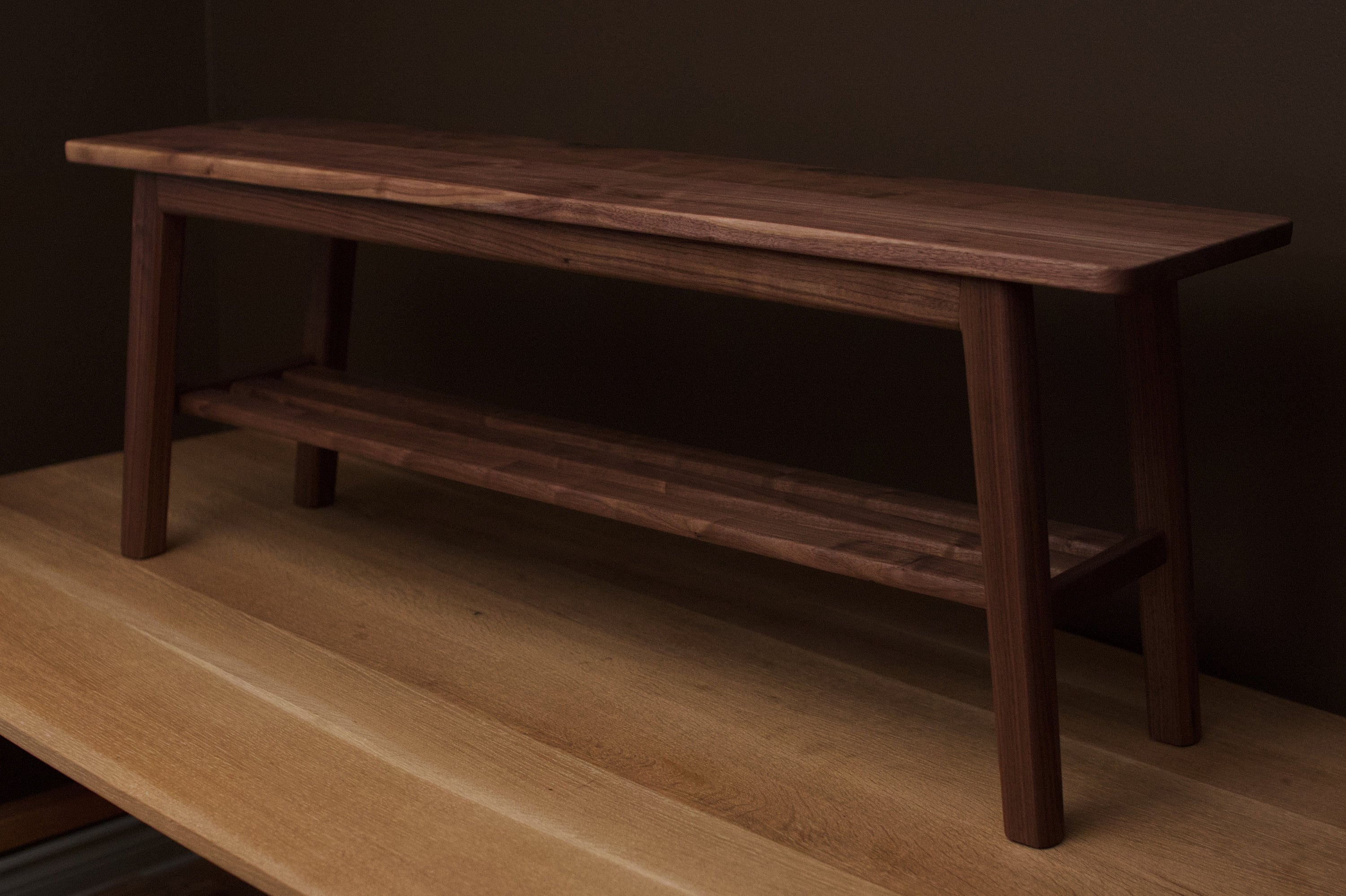 Mid Century Entryway Shoe Bench - Etsy