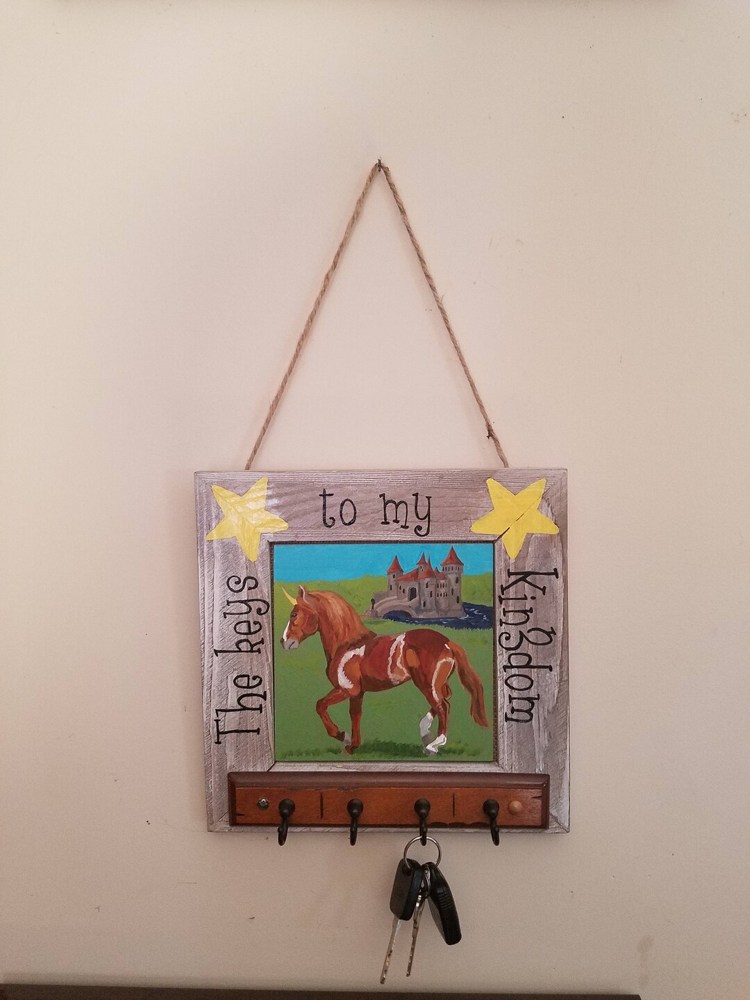 Unicorn Key Hanger Fantasy Key Rack Key Rack Unicorn Wall - Etsy