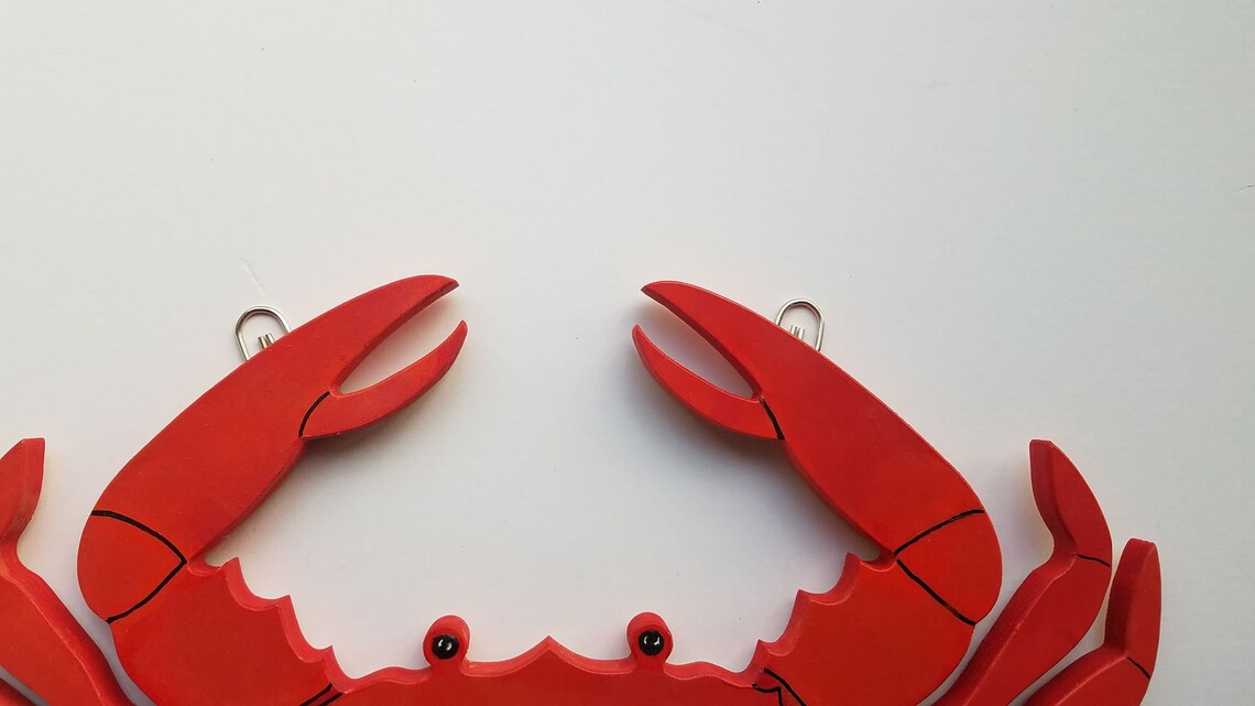 Crab Dish Towel Rack Crab Potholder Rack Kitchen Decor Wall - Etsy