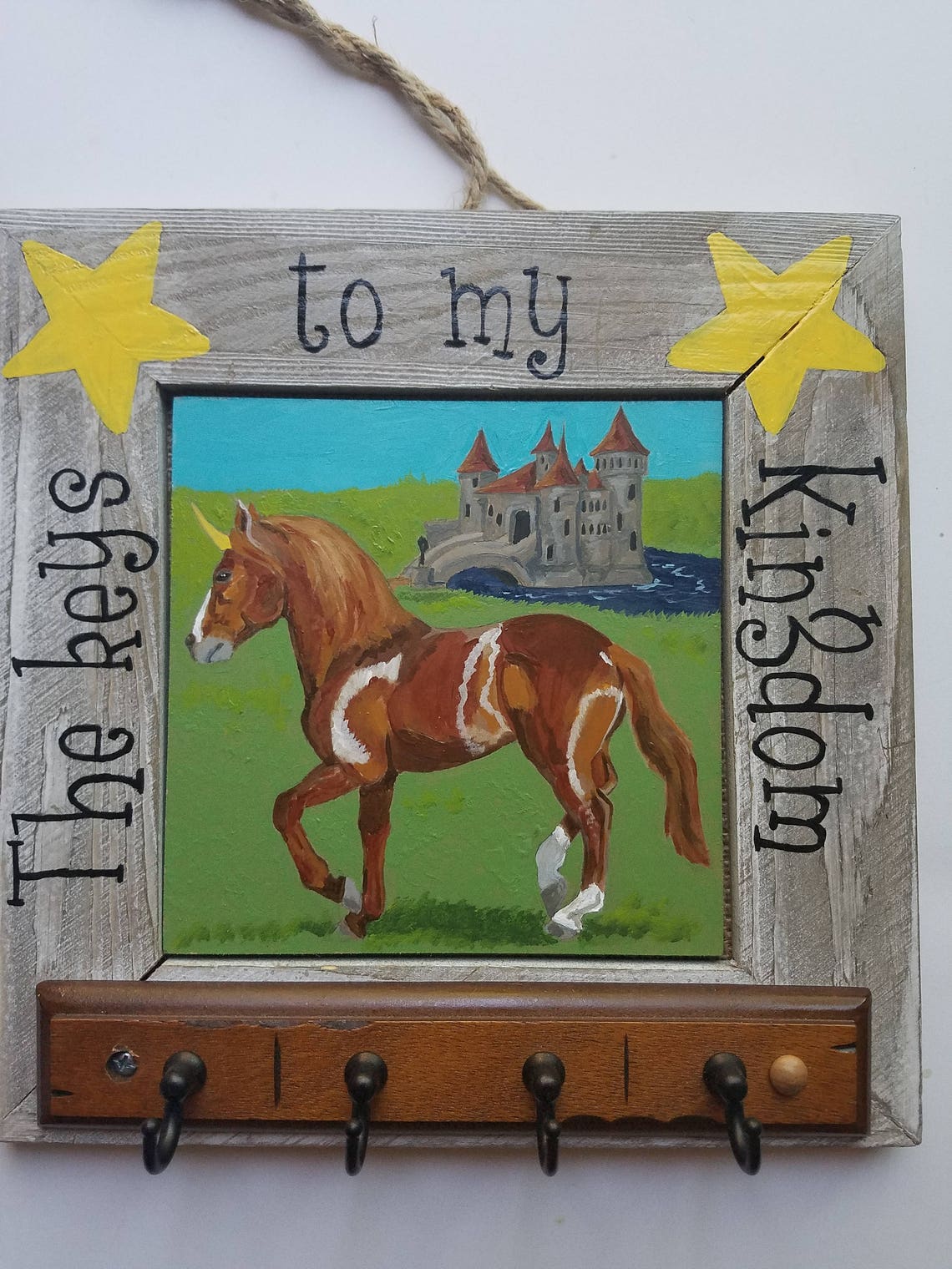 Unicorn Key Hanger Fantasy Key Rack Key Rack Unicorn Wall | Etsy