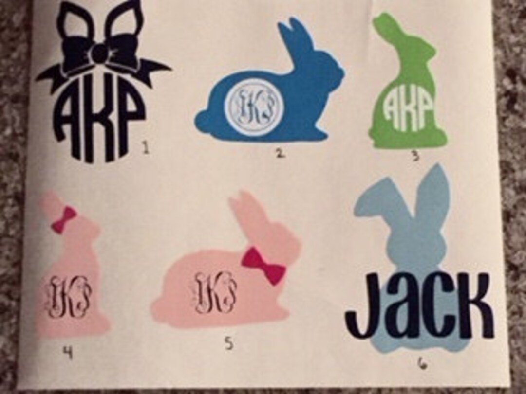 Easter Vinyl Decals - Etsy