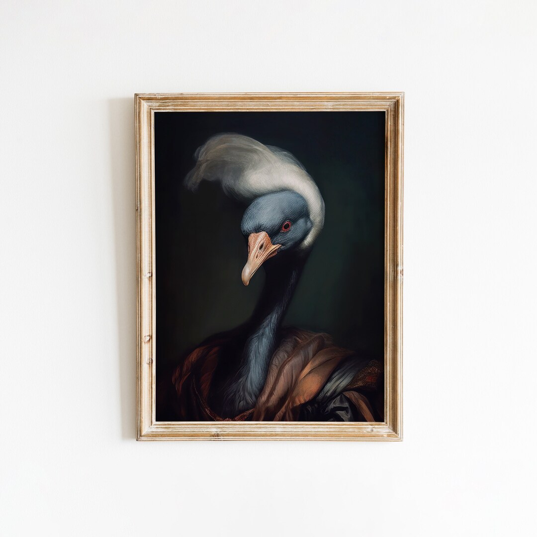 Gothic Goose Vintage Poster, Period Drama Art Poster Print, Victorian ...