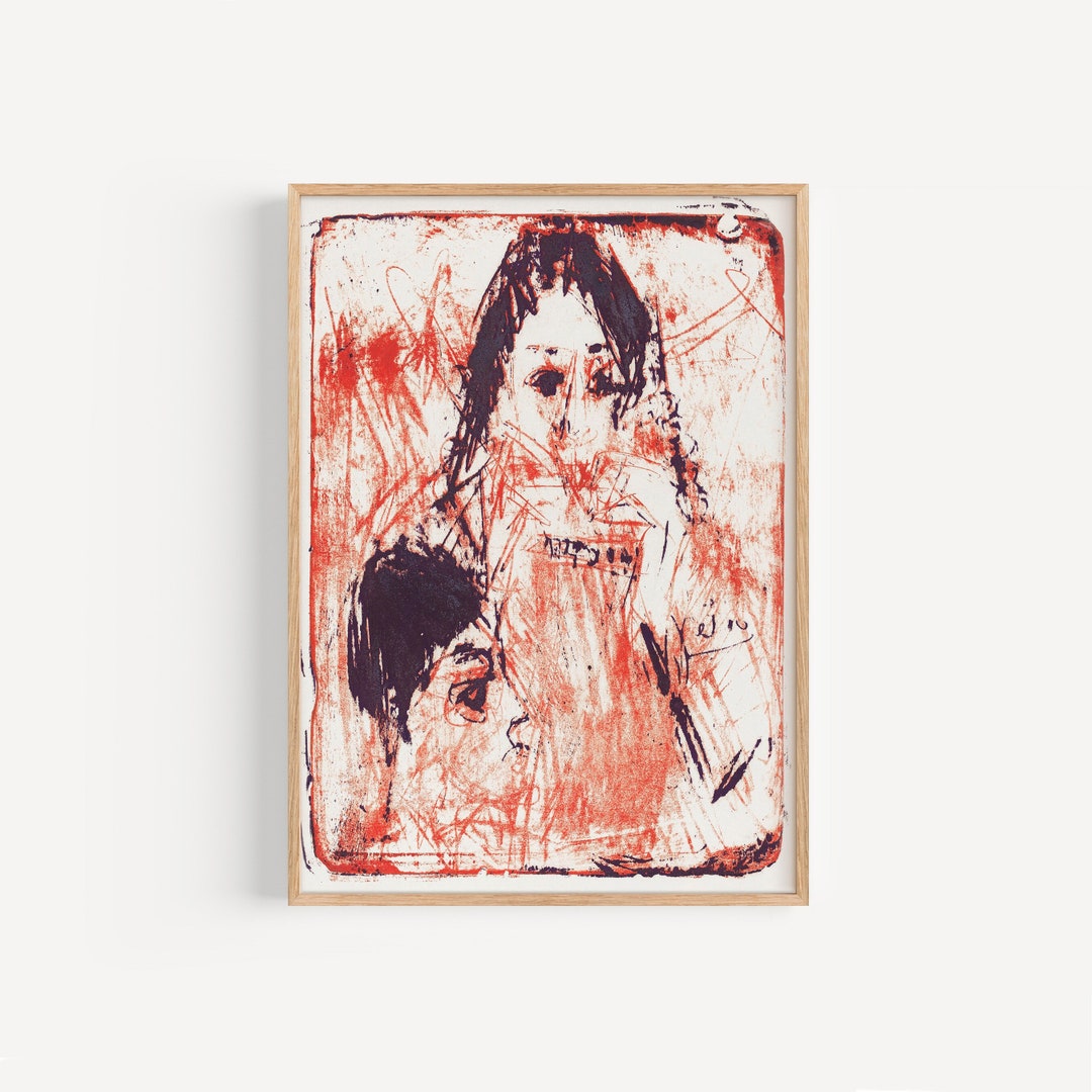 Ernst Ludwig Kirchner Harmonica Player Modern Art Print Digital ...
