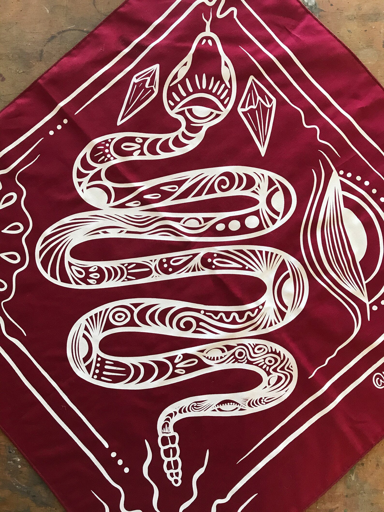 Snake Bandana - Year of the Snake - Etsy