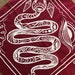 Snake Bandana, Original Artwork Screenprinted in California on Wine ...