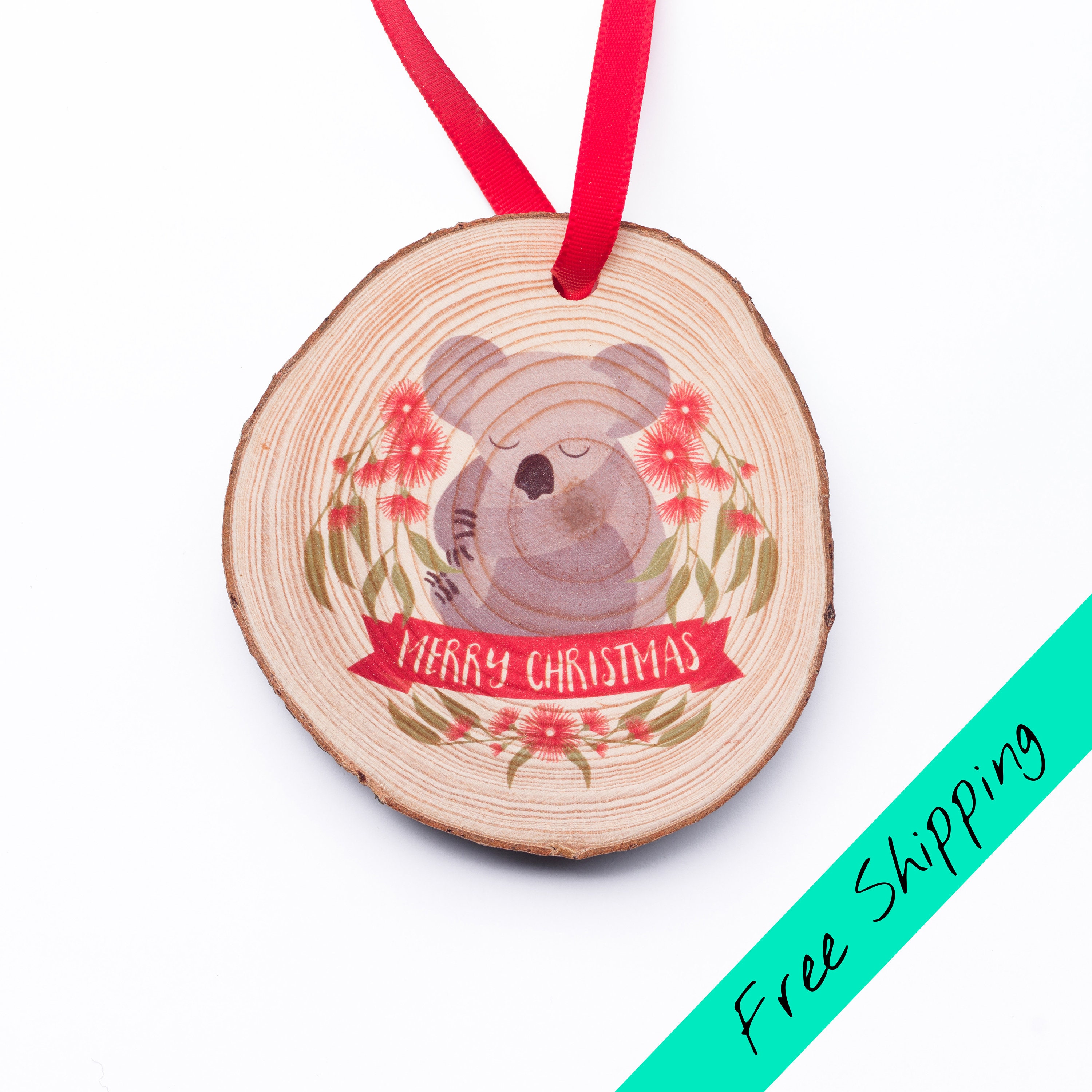 Koala Christmas Ornament Cute Koala Ornament Australian | Etsy Australia