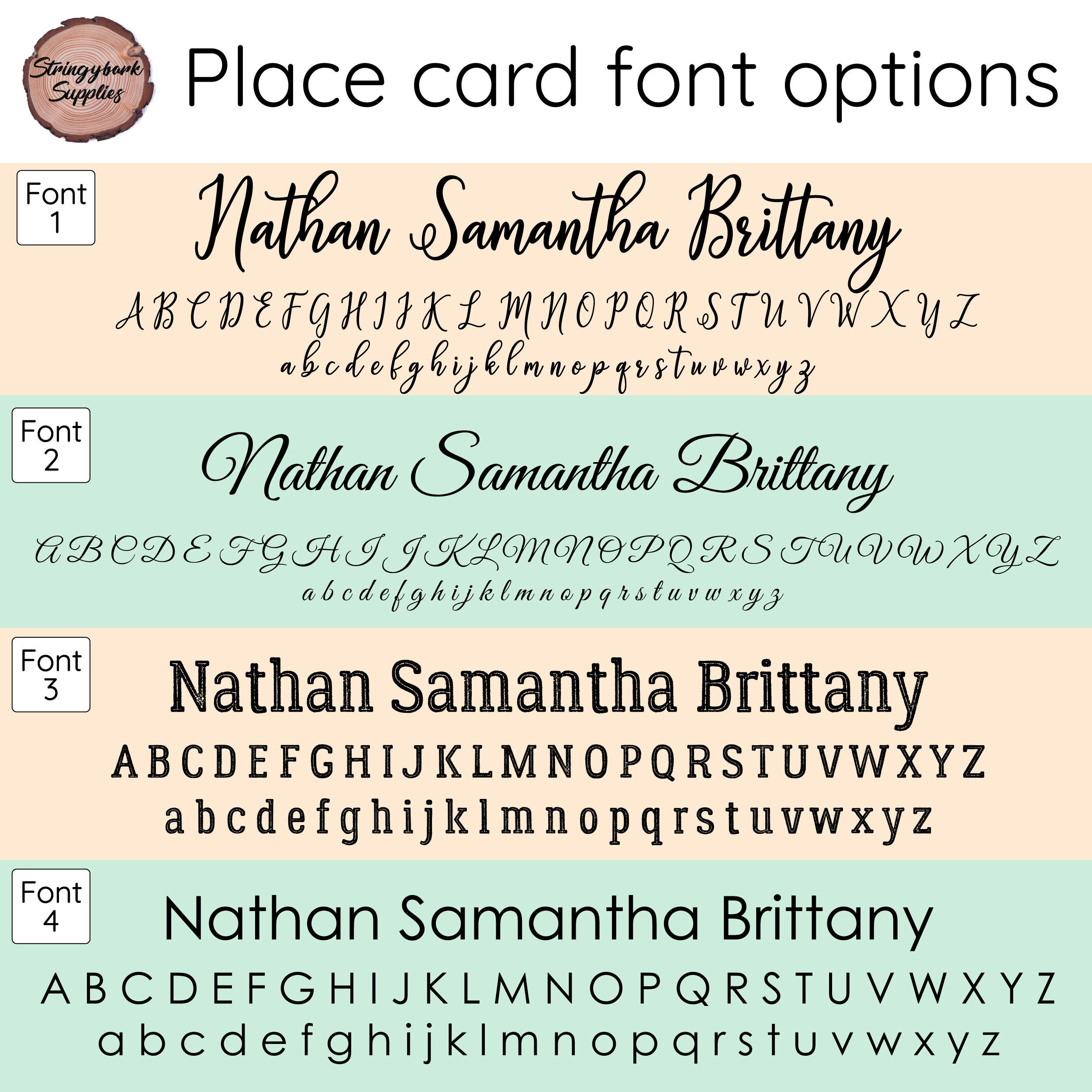 Wood Slice Place Setting Personalised Wedding Place Names - Etsy