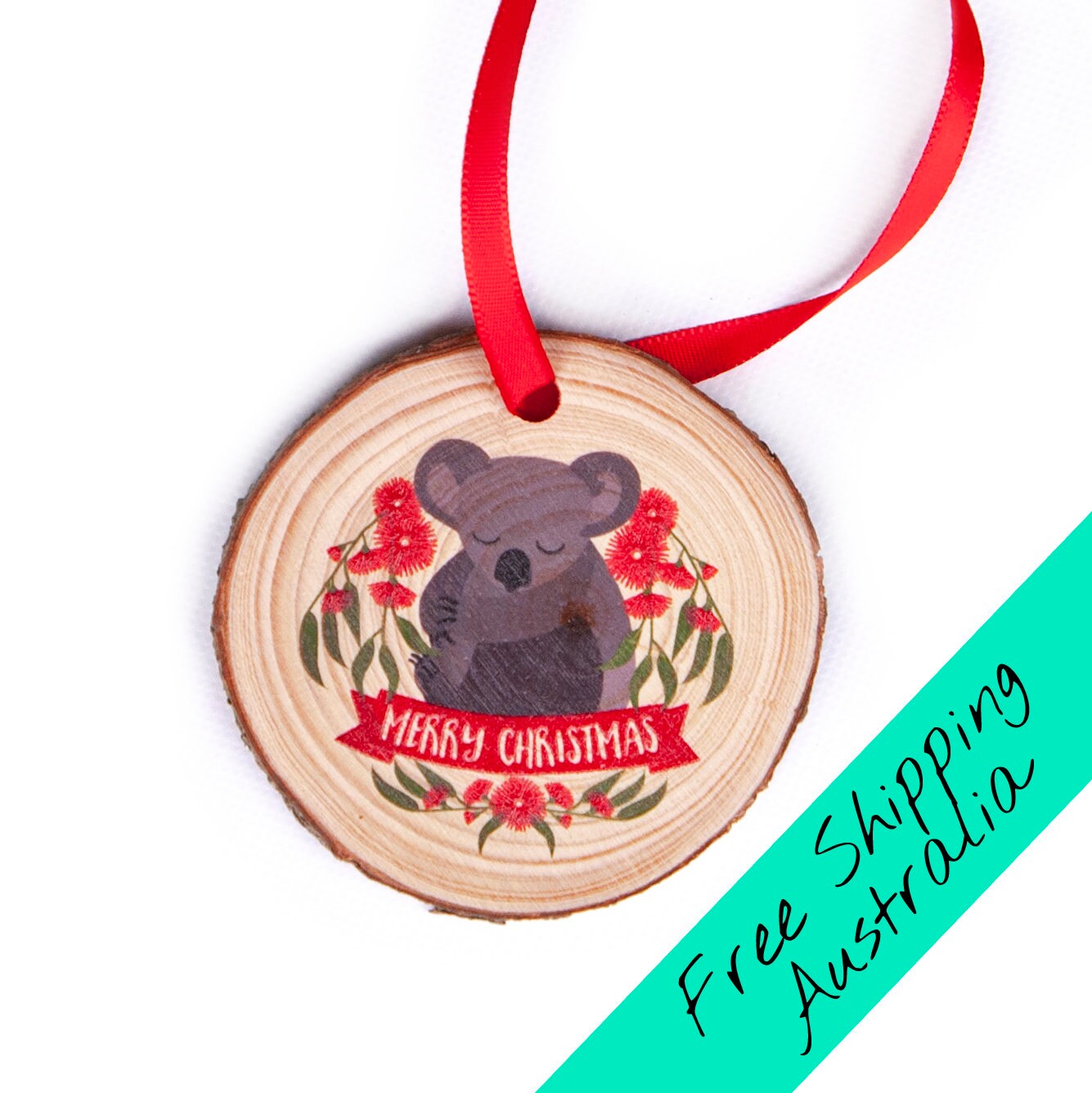 Koala Christmas Ornament Cute Koala Ornament Australian - Etsy Australia