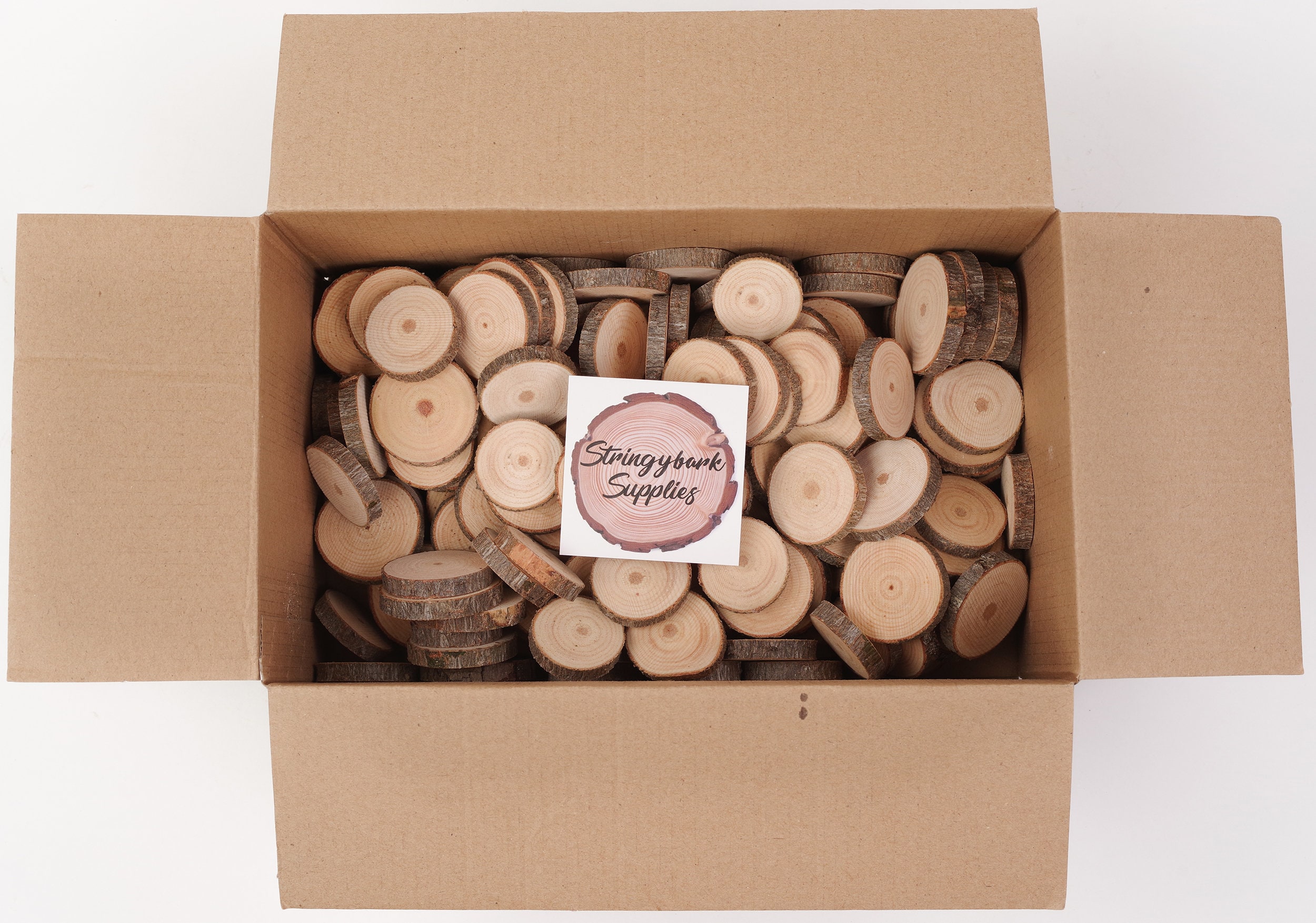 20 Pack 2 4 Cm Wood Slices 1 Inch Wood Slices Small | Etsy