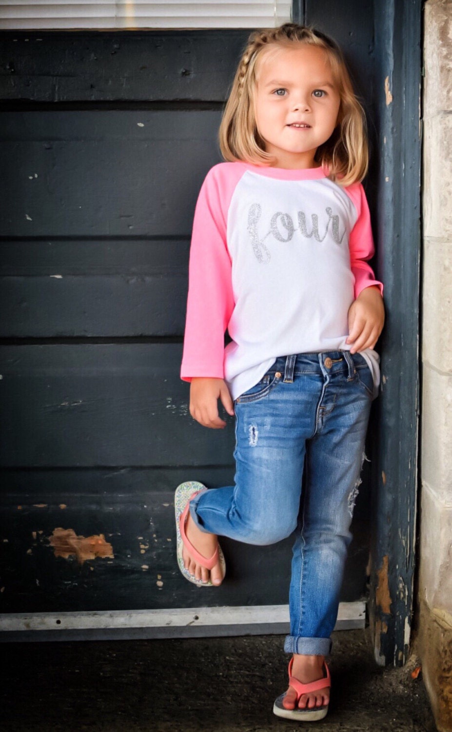 Four Year Old Birthday Shirt Fourth Birthday Girl Shirt 4 - Etsy