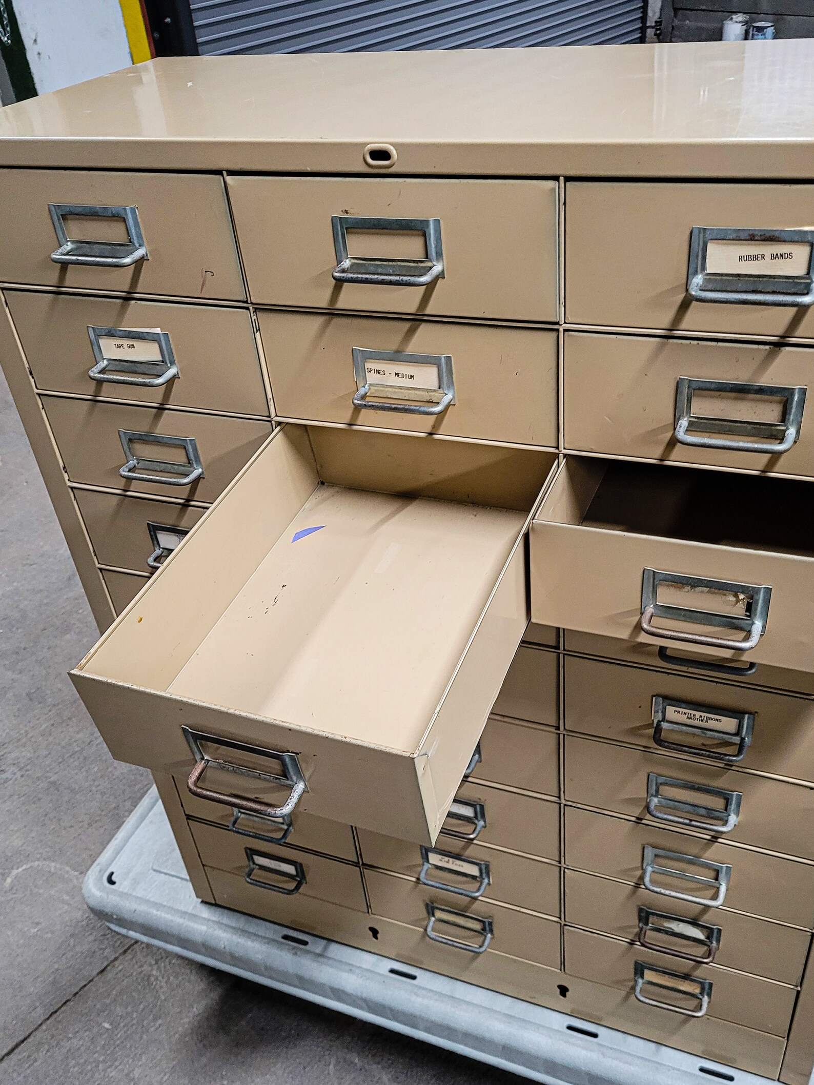 Cole Library Beige 27-drawer Metal Card File Cabinet - Etsy
