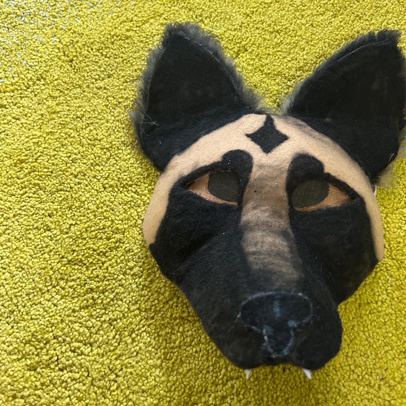 German Shepherd Mask Therian - Etsy