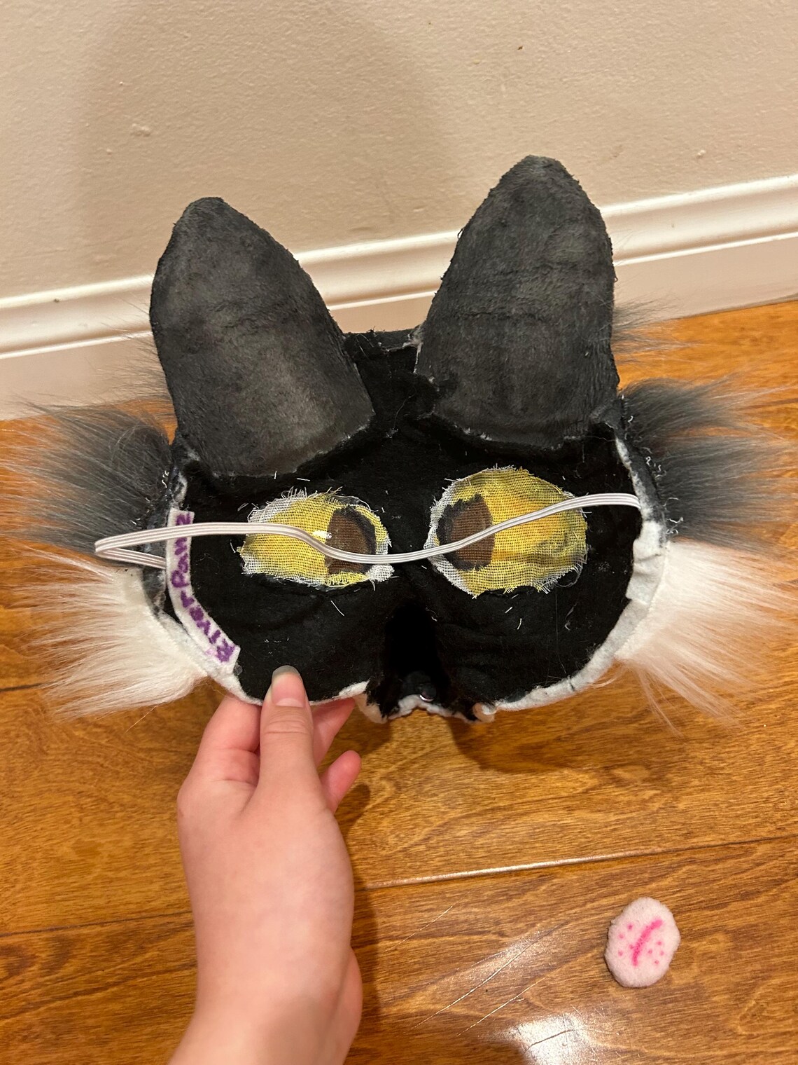 Handmade Border Collie Mask - Etsy