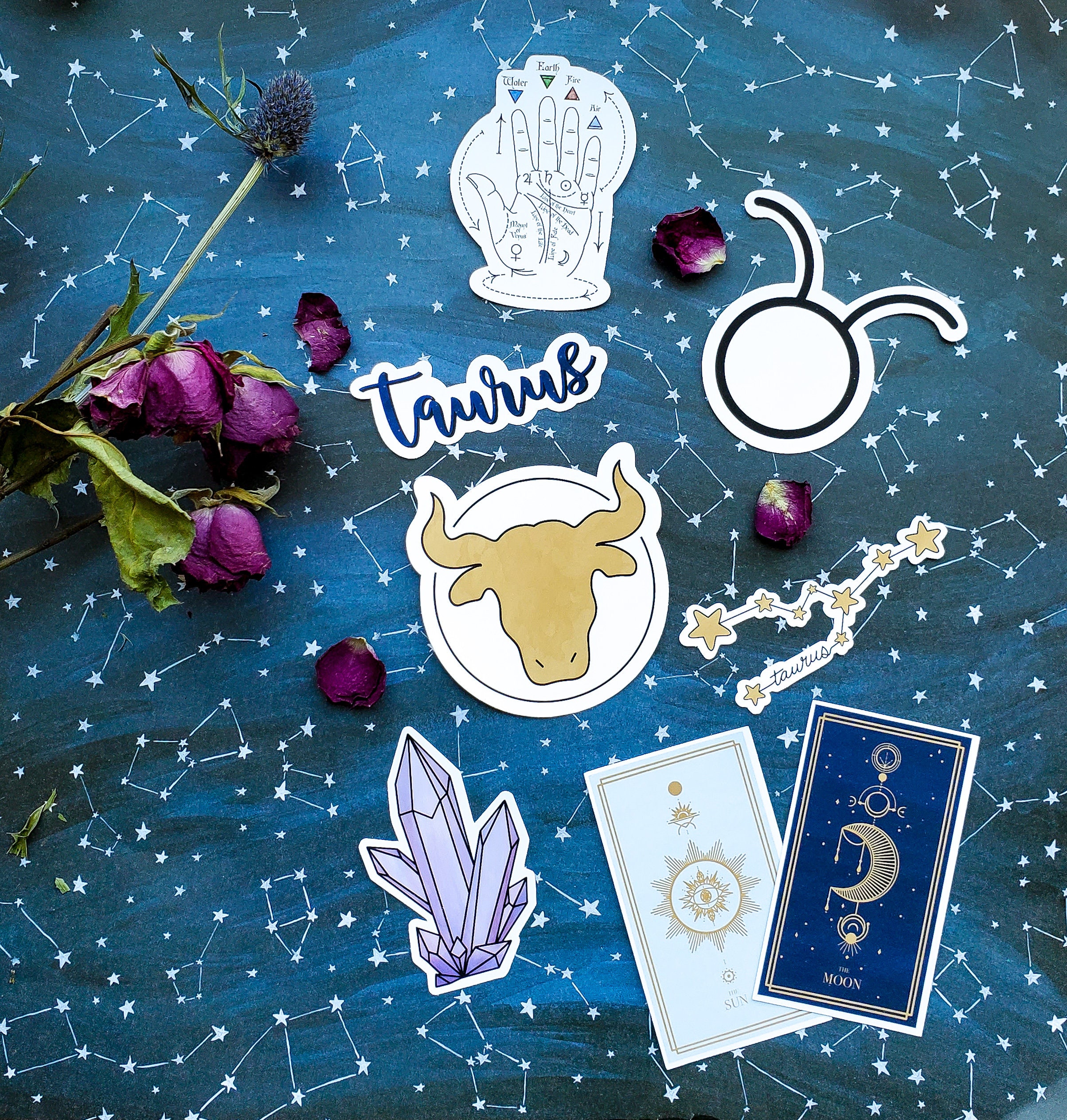 Taurus Sticker Pack | Etsy