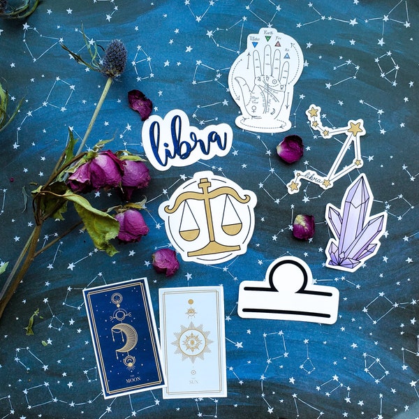 Libra Sticker - Etsy