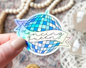 ABBA Dancing Queen Disco Girl Vintage Retro 1970s Vinyl Sticker - Etsy