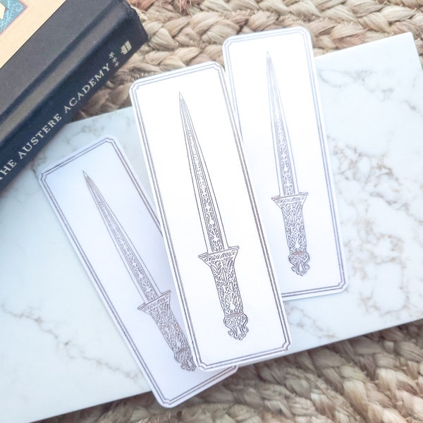 Dagger Bookmarks - Etsy