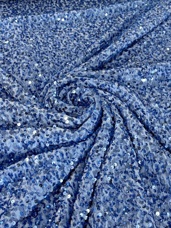 Light Blue Sparkle Fabric