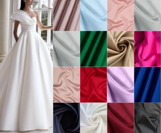 Mikado Fabric Wedding Dress - Etsy