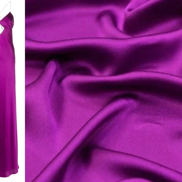 Magenta Silk Fabric - Etsy