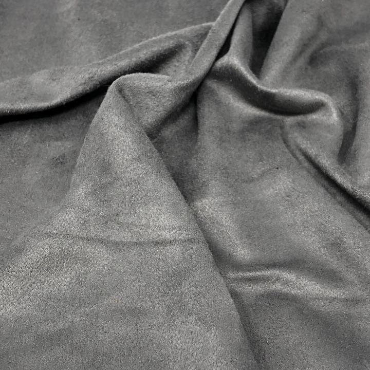 Gray Suede Fabric