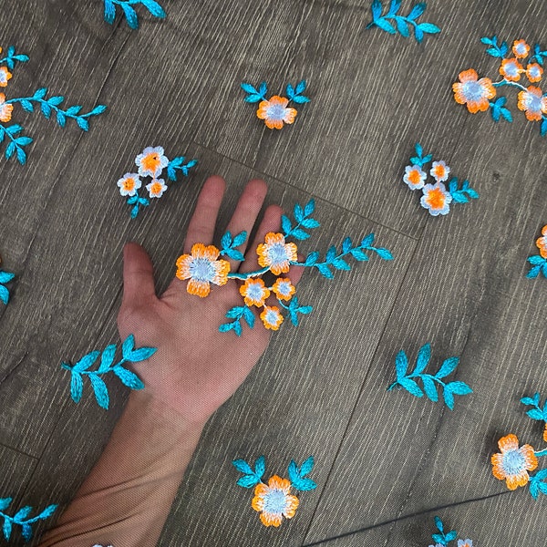 Embroidered Mesh - Etsy