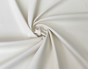 White Pleather Spandex Fabric - Etsy