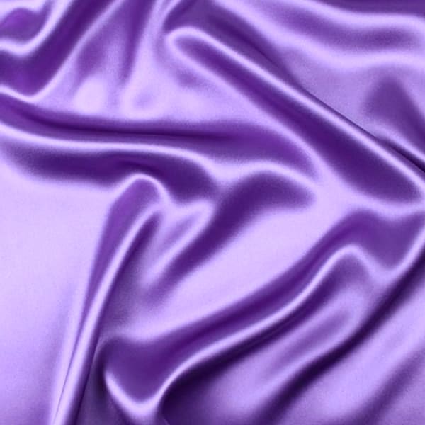 Purple Satin Fabric - Etsy
