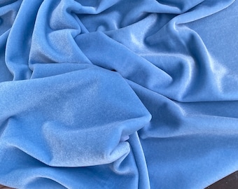 Colette BLUE BLACK Snake Skin Pattern Polyester Stretch Velvet - Etsy