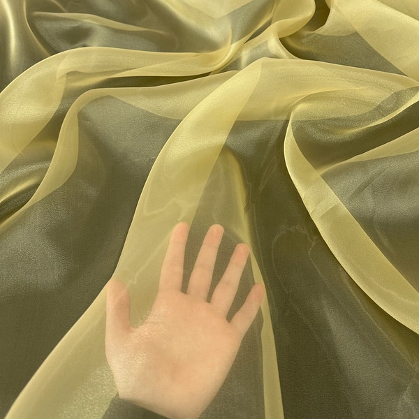 Yellow Organza Fabric - Etsy