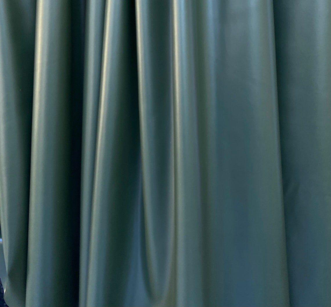 Olive Green Stretch Matte Pleather Army Green Faux Leather - Etsy