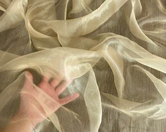 Gold See Through Fabric - Etsy