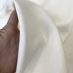 White Upholstery Linen Fabric. White Medium Weight 100% Linen Fabric ...