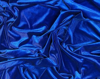 Colette BLUE BLACK Snake Skin Pattern Polyester Stretch Velvet - Etsy