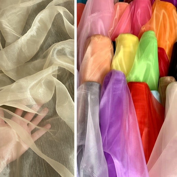 Organza Fabric - Etsy