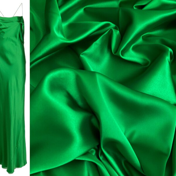 Kelly Green Silk - Etsy