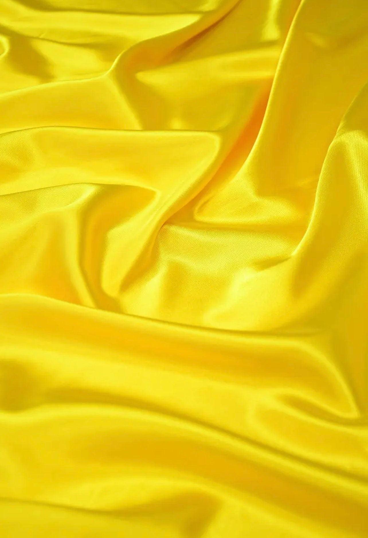 Yellow Duchesse Satin Yellow Heavy Satin Yellow Bridal - Etsy