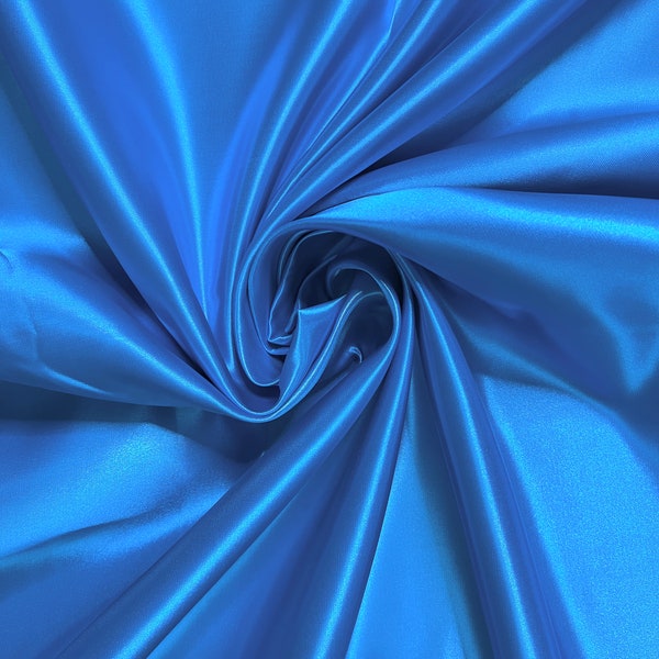 Blue Satin Fabric - Etsy