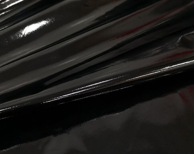 Stretch PVC Fabric: Black - Etsy