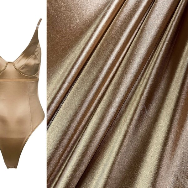 Gold Shiny Fabric - Etsy