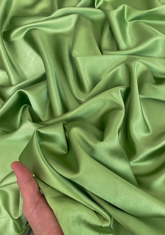 Light Green Silk Fabric