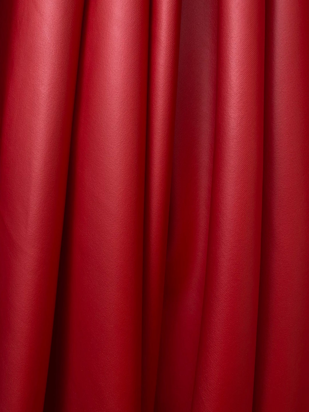 Red Matte Pleather Faux Leather Stretch Vinyl Polyester - Etsy