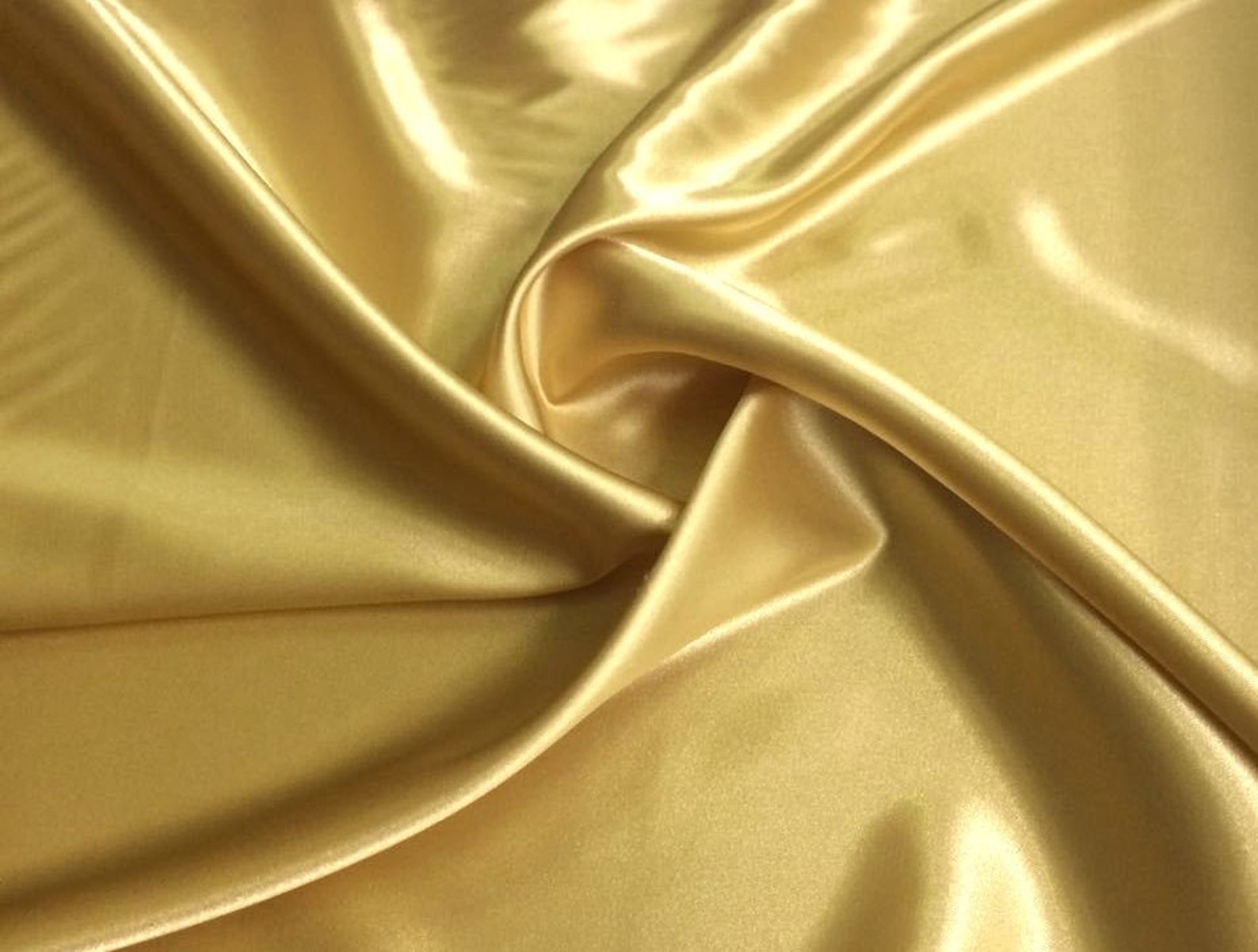 Gold Satin Fabric Premium Quality Champagne Satin Fabric Etsy