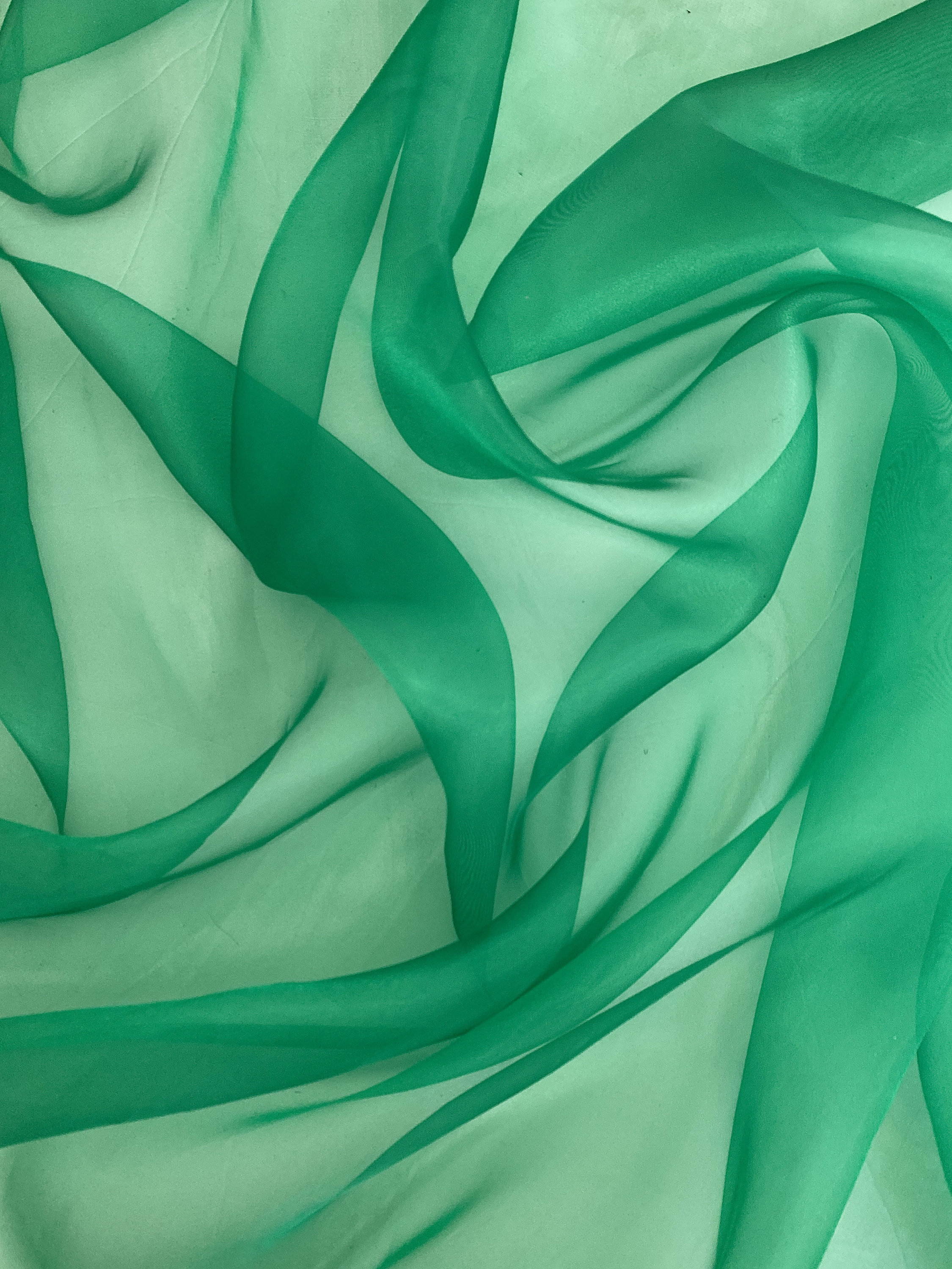 Kelly Green Crystal Organza Fabric Kelly Green Sheer Organza - Etsy